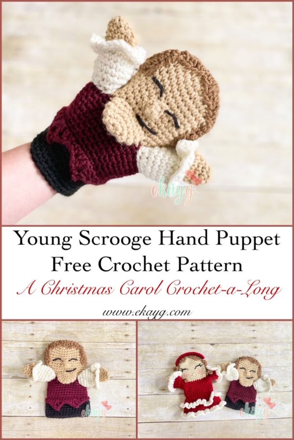 Young Scrooge Hand Puppet - ekayg crafts