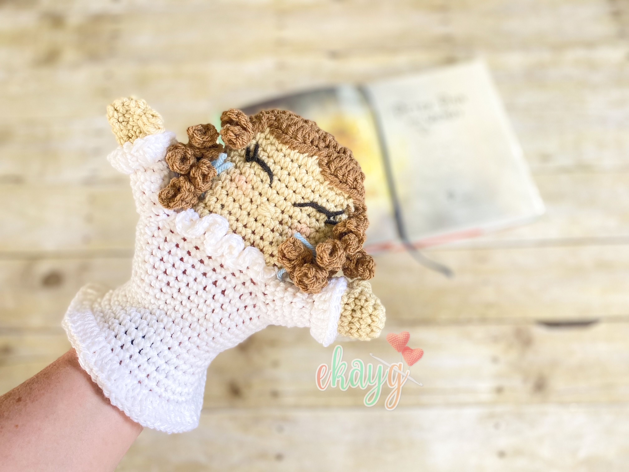 Wendy Darling Hand Puppet - ekayg crafts